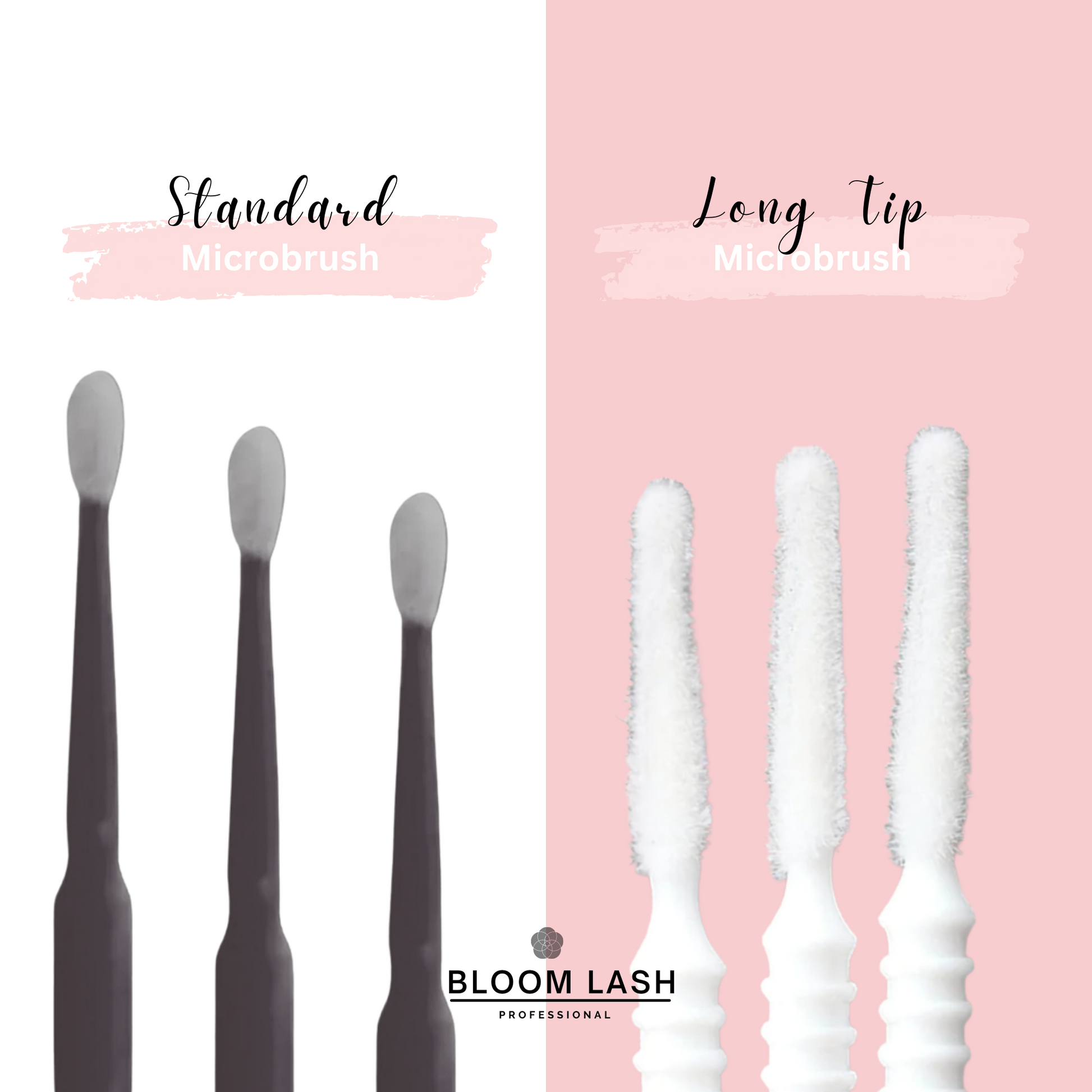 Microbrush - Long Tip (100Stk.) - BLOOMLASH – BLOOM LASH